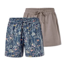 Tchibo - 2 Shorts - Gr. L - blau