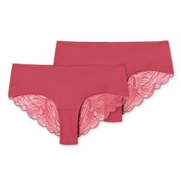 Tchibo - 2 Magic-Cut-Brazilslips - Damen - Gr. L - dunkelrosa