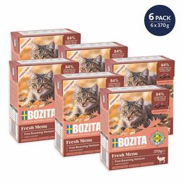 Bozita Tetra H&auml;ppchen in Gelee Sterilised mit Hirsch 6x370 g