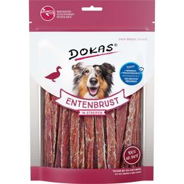 Dokas Hundesnack Entenbrust in Streifen Hundesnacks ohne Farbstoffe Trockenfleisch