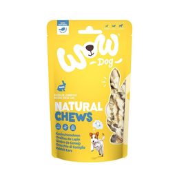 WOW! Kaninchenohren Hundesnacks Single-Protein 120g