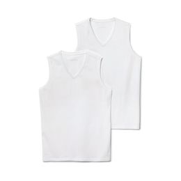 Tchibo - 2 Tanktops - Herren - Gr. Xxl/8 - wei&szlig;