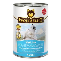 Wolfsblut VetLine Weight Management - Truthahn Hunde-Nassfutter zur Gewichtsreduktion 6x395g