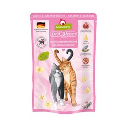 Granatapet Delicatessen Lachs & Meeresfr&uuml;chte Katzen-Nassfutter getreidefrei 6x85g
