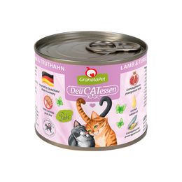 Granatapet Delicatessen Lamm & Truthahn Katzen-Nassfutter getreidefrei 6x200g
