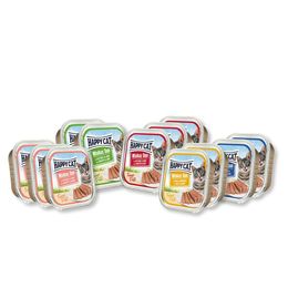 Happy Cat Minkas Duo Pat&eacute; Mischtray Katzen-Nassfutter getreidefrei 12x100g