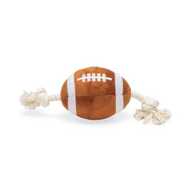 Beeztees Hundespielzeug Rugbyball mit Seil