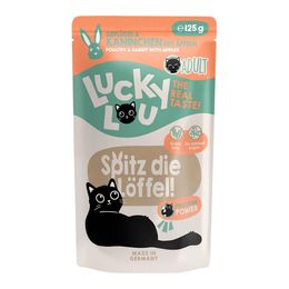 Lucky Lou Lifestage Adult Gefl&uuml;gel & Kaninchen Katzen-Nassfutter getreidefrei 16x125g