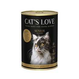 Cat's Love Senior Ente Katzen-Nassfutter getreidefrei 6x400g