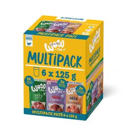 WOW Cat Adult Multipack Katzen-Nassfutter getreidefrei 6x125g
