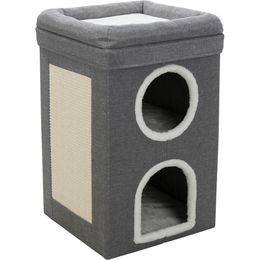 Trixie Cat Tower Saul 64cm mit H&ouml;hle grau