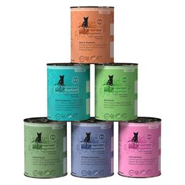 Catz Finefood Multipack Dosen No. 15-25 Katzen-Nassfutter proteinreich 6x400g