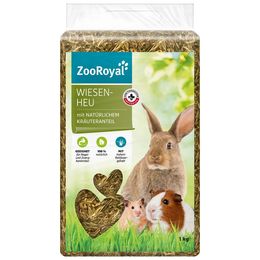 ZooRoyal Wiesenheu mit nat&uuml;rlichem Kr&auml;uteranteil 6x1kg