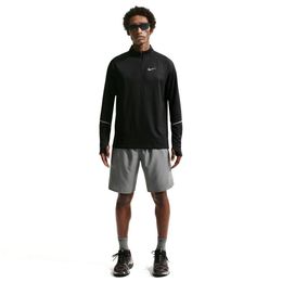 Nike Miler Dri-Fit UV Long Sleeve Bekleidung Herren schwarz L