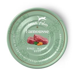 Terra Felis Rind Katzen-Nassfutter getreidefrei 12x80g