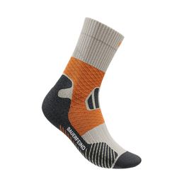 Bauerfeind Sports Trail Run Mid Cut Socks Bekleidung Herren grau L