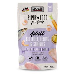 MAC's Cat Hering und Shrimps Katzen-Nassfutter getreidefrei 12x100g