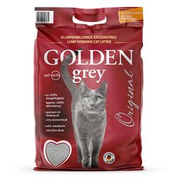 pet-earth Golden Grey Original Katzenstreu mit Babypuderduft 14kg