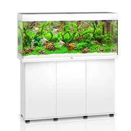 JUWEL Rio 240 LED Komplett Aquarium mit Unterschrank SBX wei&szlig;
