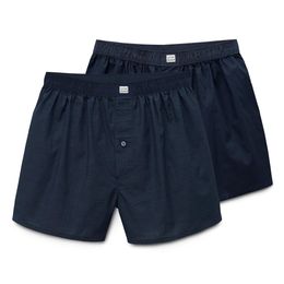 Tchibo - 2 Webboxer - Herren - Gr. Xl/7 - dunkelblau/gestreift