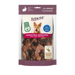 Dokas Kaninchen-Innereien Lunge, Magen, Leber, Herz Hundesnacks ohne Getreide 100g