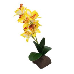 LUCKY REPTILE Orchidee gro&szlig; gelb 35 cm