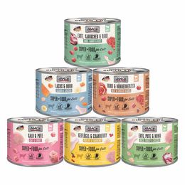 MAC's Cat Fleischmen&uuml; 6er Multipack "Bestseller" Katzen-Nassfutter Alleinfutter 6x200g