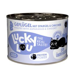 Lucky Lou Lifestage Sterilized Gefl&uuml;gel Katzen-Nassfutter getreidefrei 6x200g