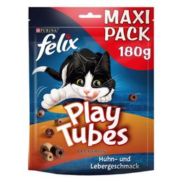 FELIX Play Tubes Katzensnacks Huhn & Leber 5x180g