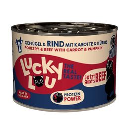 Lucky Lou Lifestage Senior Gefl&uuml;gel und Rind 6x200g
