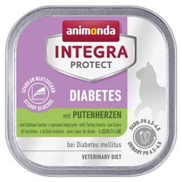 animonda Integra Protect Diabetes mit Putenherzen Katzen-Nassfutter ohne Konservierungsmittel 32x100g