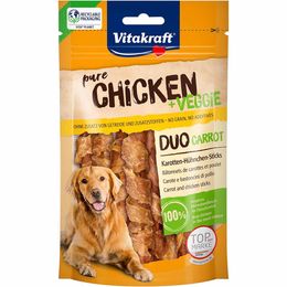 Vitakraft CHICKEN Veggie Karottenstick+H&uuml;hnchen Hundesnacks ohne Zuckerzusatz 3x80g