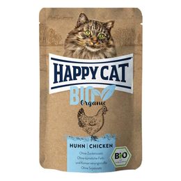 Happy Cat Bio Pouch Huhn Katzen-Nassfutter getreidefrei 24x85 g