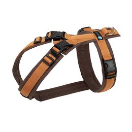 Annyx Brustgeschirr Open Fun braun/ bernstein S