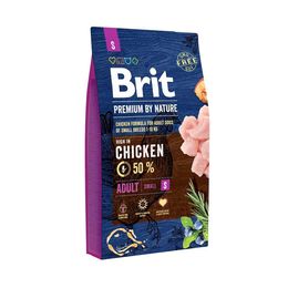 Brit Premium by Nature Adult Hunde-Trockenfutter Size S mit Lachs&ouml;l 8kg
