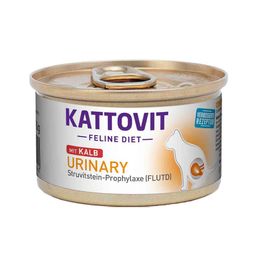 Kattovit Feline Diet Urinary Kalb Katzen-Nassfutter Struvitstein-Prophylaxe 24x85g
