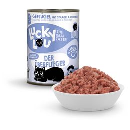 Lucky Lou Lifestage Sterilized Gefl&uuml;gel Katzen-Nassfutter getreidefrei 24x400g