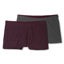Tchibo - 2 Slipboxer - Herren - Gr. L/6 - bordeaux/gestreift