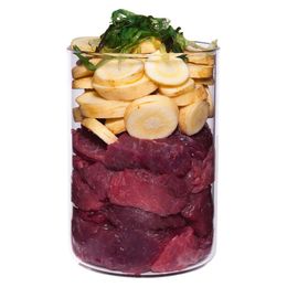Terra Canis HYPOALLERGEN &ndash; Strau&szlig; mit Pastinake Hunde-Nassfutter getreidefrei 12x800g