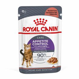 Royal Canin FCN Appetite Control Gravy Katzen-Nassfutter zur Gewichtskontrolle 12x85g