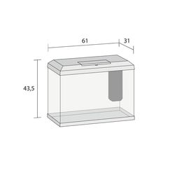 JUWEL Aquarium-Set Primo 70 2.0 schwarz