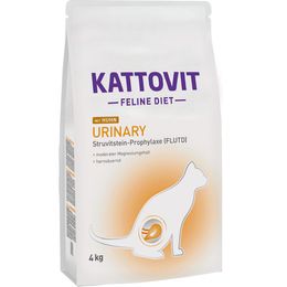 Kattovit Urinary Huhn Katzen-Trockenfutter zur Vorbeugung von Harnsteinen 2x4kg