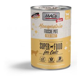 MAC's Cat Vetcare Mono sensitive Pute Katzen-Nassfutter getreidefrei 6x400g