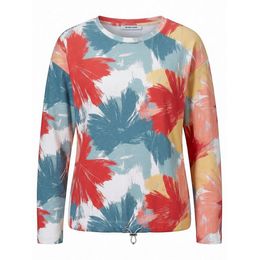 Peter Hahn - Sweatshirt mit Rundhals-Ausschnitt, mehrfarbig, Gr. 44 / L - Baumwolle