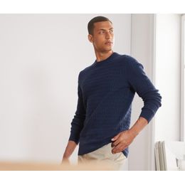 Tchibo - Strickpullover - Herren - Gr. M - blau
