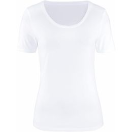 Vivance Damen T-Shirt, wei&szlig;, Gr&ouml;&szlig;e 44/46