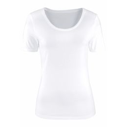 Vivance Damen T-Shirt, schwarz, wei&szlig;, Gr&ouml;&szlig;e 36/38