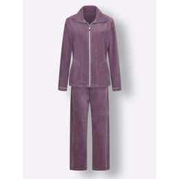 COMODO Damen Hausanzug, violett, Gr&ouml;&szlig;e 48