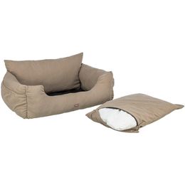 Trixie doppelter Autositz taupe 80&times;60&times;35 cm