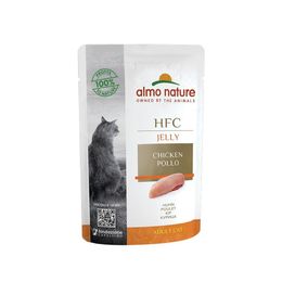 Almo Nature HFC Jelly Huhn Katzen-Nassfutter getreidefrei 24x55g